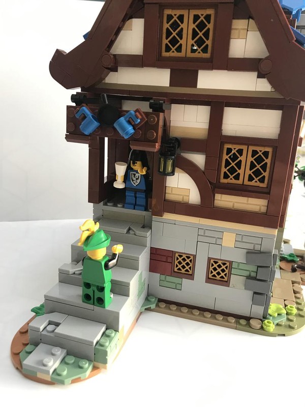 LEGO MOC-92378 The medieval tavern by kermith72 | Rebrickable - Build ...
