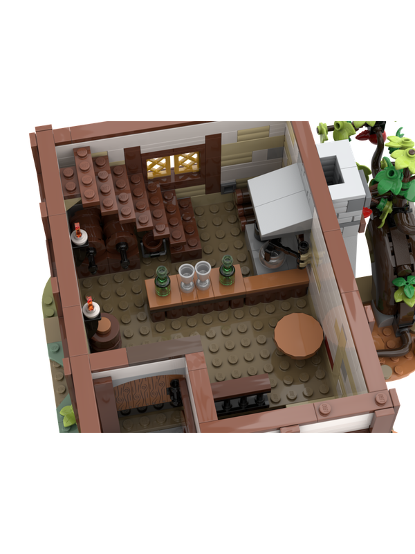 LEGO MOC-92378 The medieval tavern by kermith72 | Rebrickable - Build ...