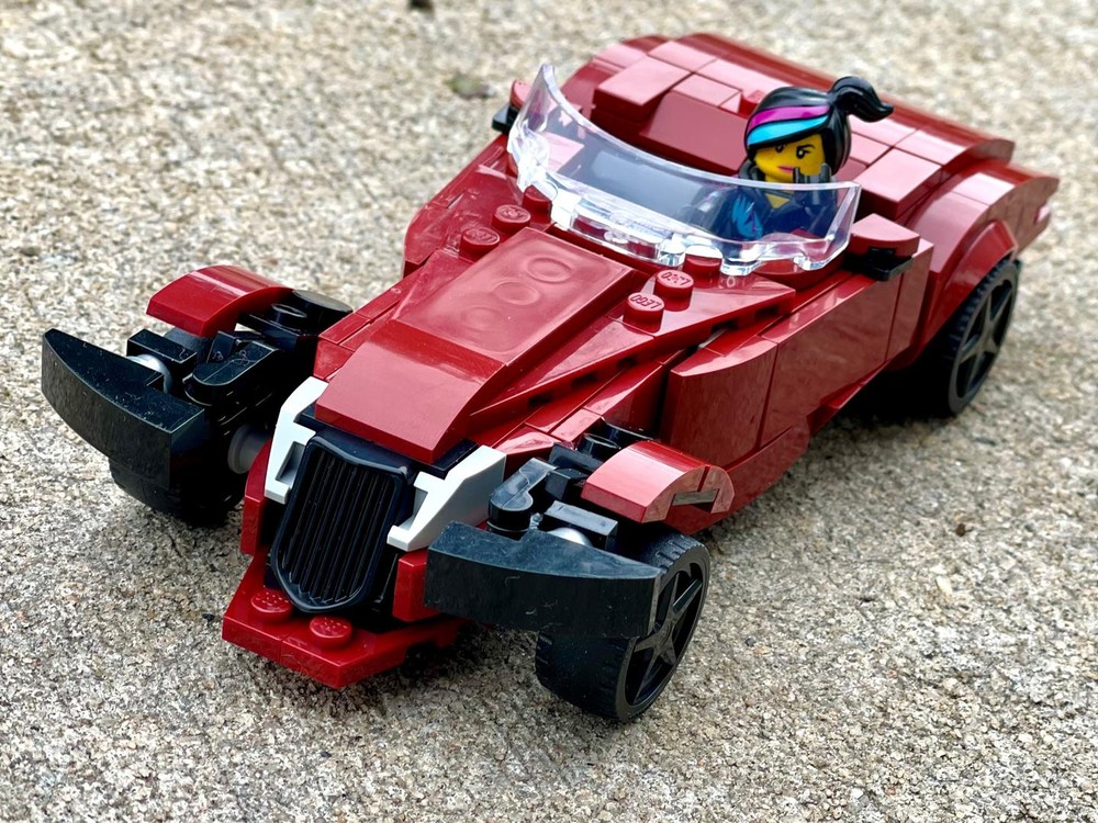 Lego Moc Plymouth Prowler Dark Red By Ibrickeditup Rebrickable