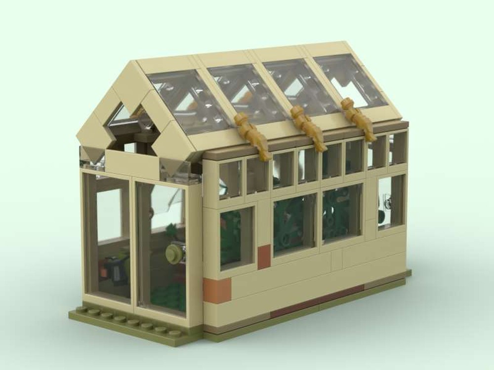 Lego Moc Greenhouse By Gakagama Rebrickable Build With Lego