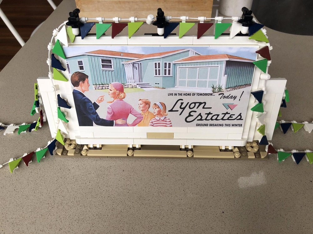 LEGO MOC Back To The Future Lyon Estates Billboard by PickAnyUsername ...