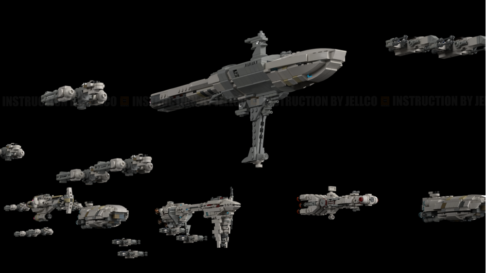 LEGO MOC Medium Size MC-75 "profundity" Star Cruiser by jellco ...