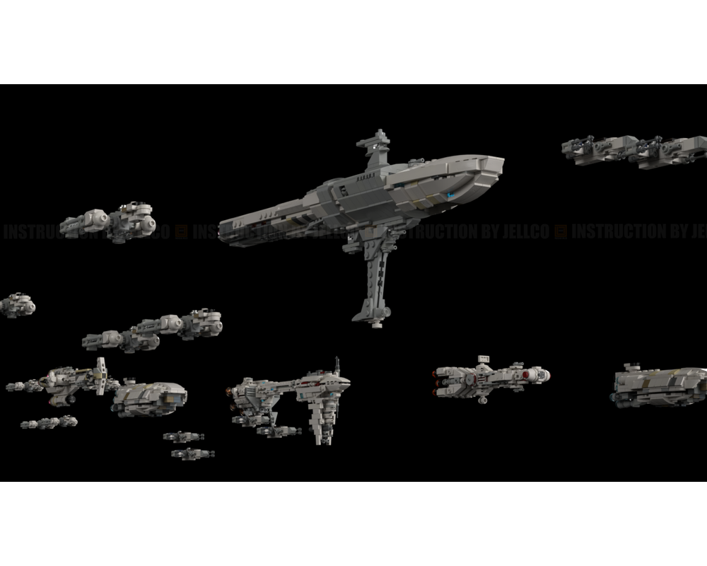 LEGO MOC Medium Size MC-75 "profundity" Star Cruiser by jellco ...