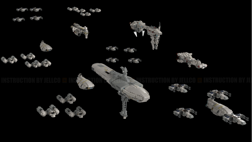 LEGO MOC Medium Size MC-75 "profundity" Star Cruiser by jellco ...