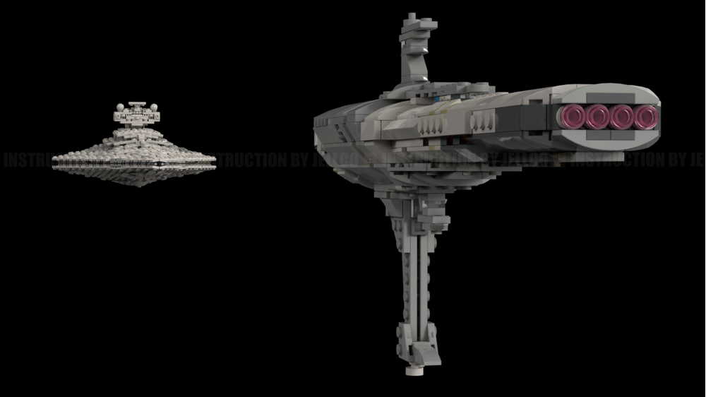 LEGO MOC Medium Size MC-75 "profundity" Star Cruiser by jellco ...