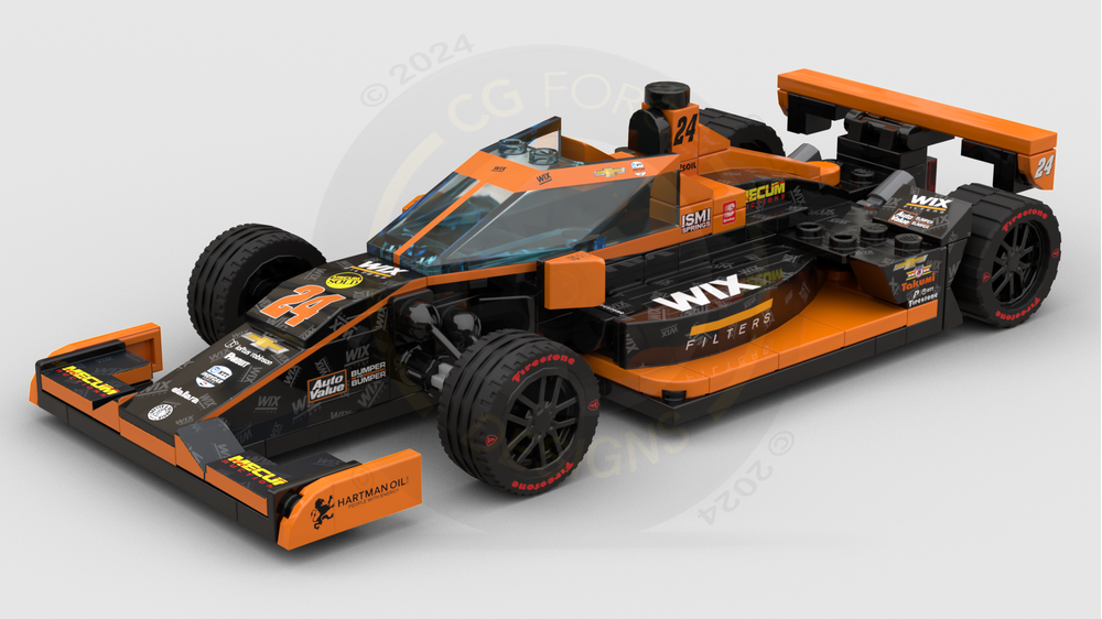 LEGO MOC Indycar 2020 DRR Karam Oval Spec by CGForceDesigns ...