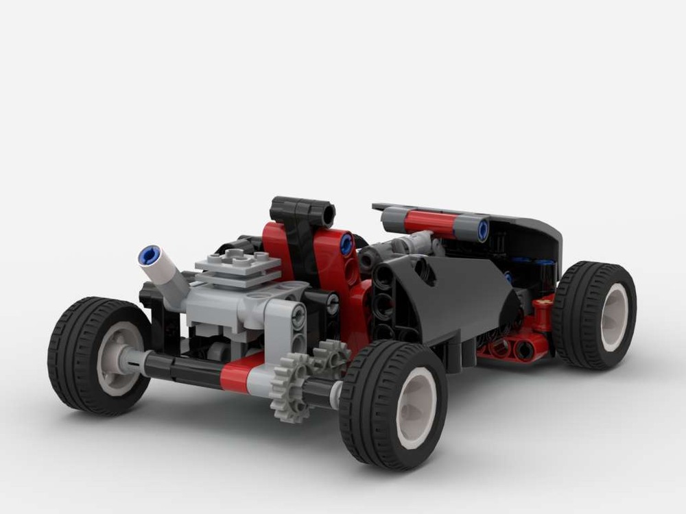 LEGO MOC Go Kart with functional steering wheel and engine by Viernes ...