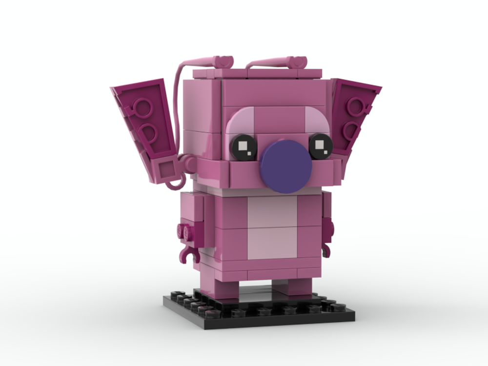 Lego Moc Angel Brickheadz By Trex2020 Rebrickable Build With Lego