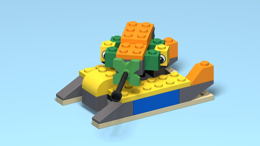 Lego Moc 2000409 1 A Serious Tank By Mattking4 Rebrickable Build