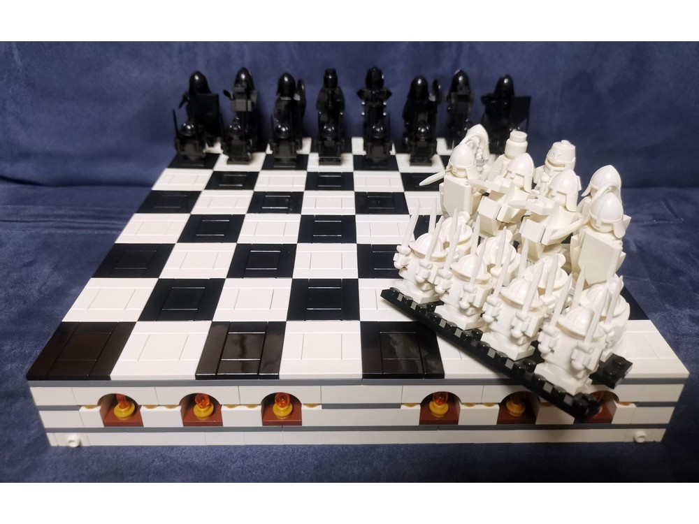 LEGO MOC Wizard Chess Board with Container and Display Mode by uminuo ...