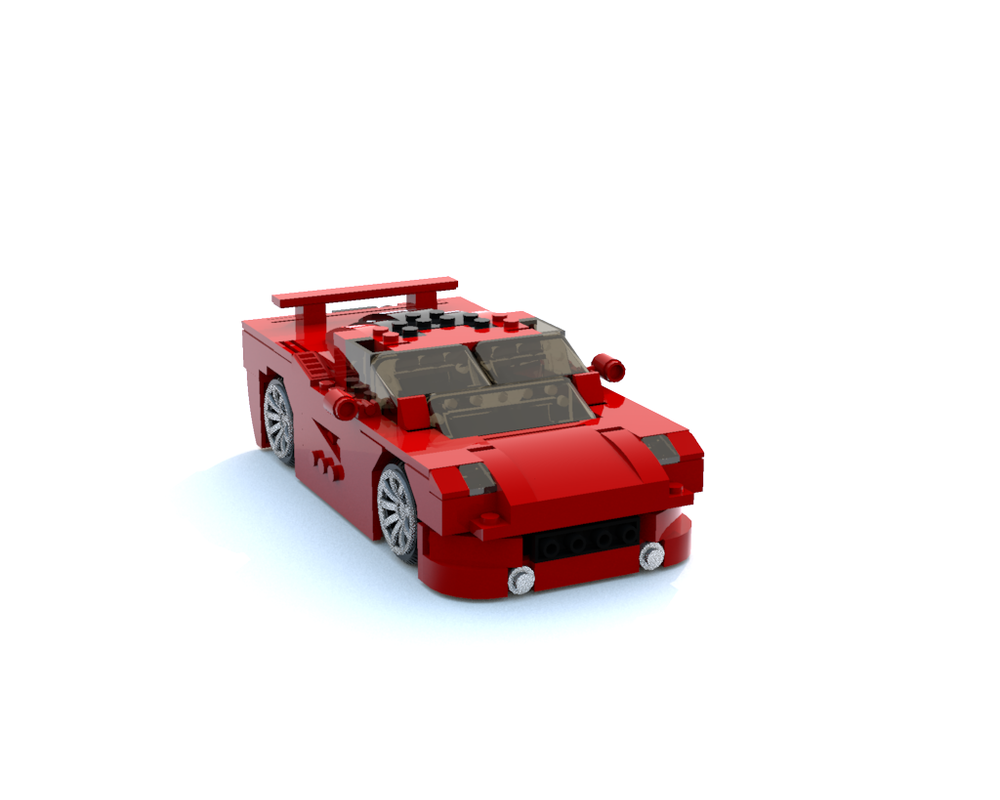 LEGO MOC Lego Red Supercar by Andor_Yoko | Rebrickable - Build with LEGO