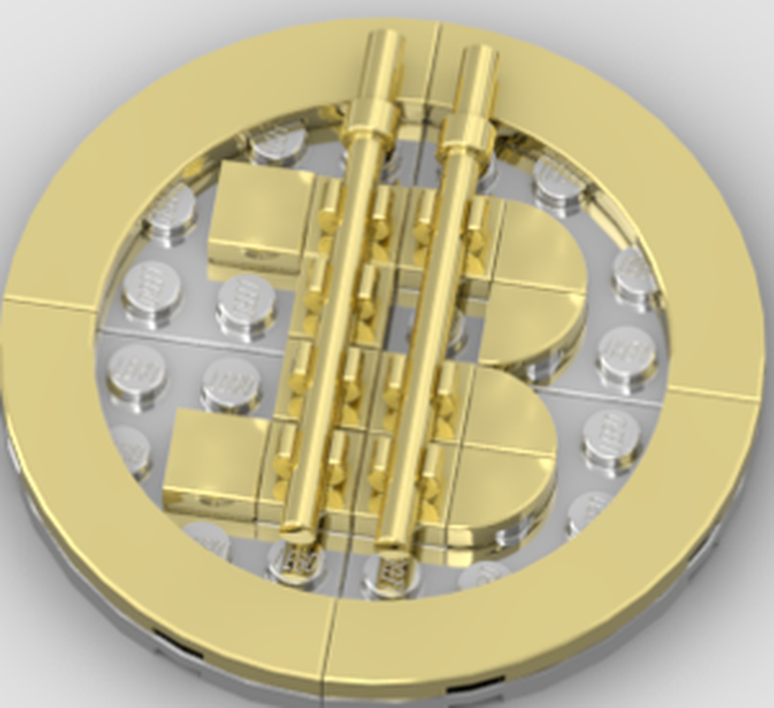 LEGO MOC Bitcoin play money by BUBUL | Rebrickable - Build with LEGO