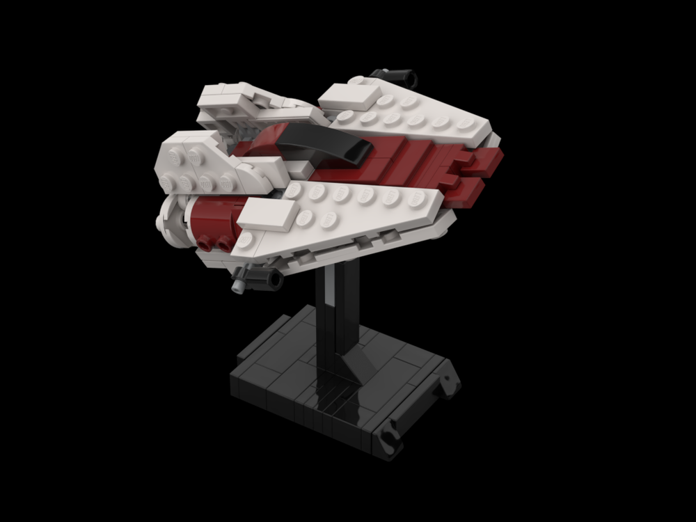 Lego Moc Outdated Midi Scale A Wing By Cptammogeddon Rebrickable