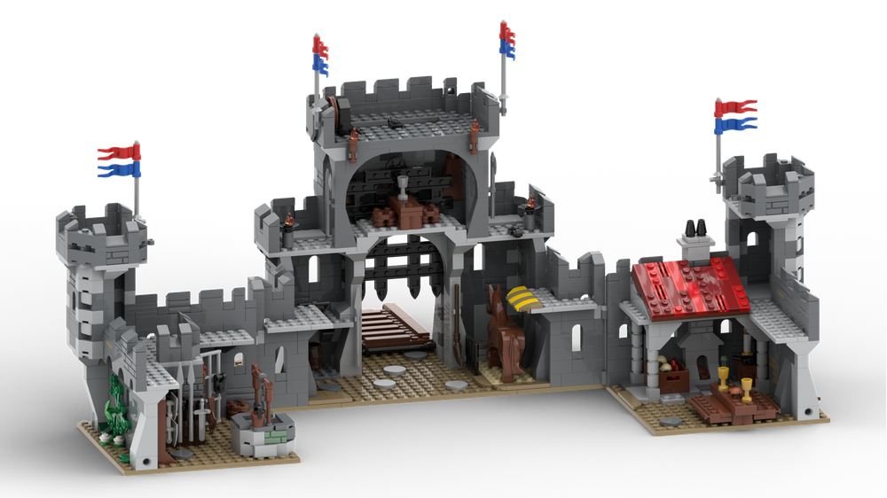LEGO MOC Black Monarch's Castle - Remake by LCas89 | Rebrickable ...