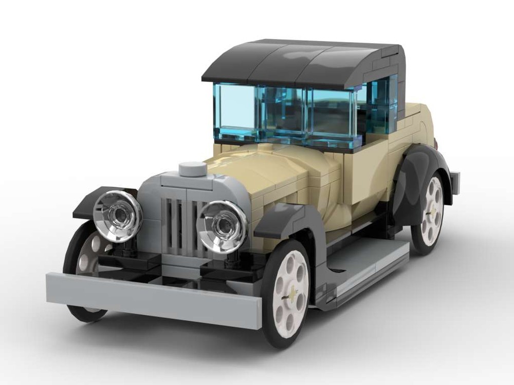 LEGO MOC Ford Model A - Tan by IBrickedItUp | Rebrickable - Build with LEGO