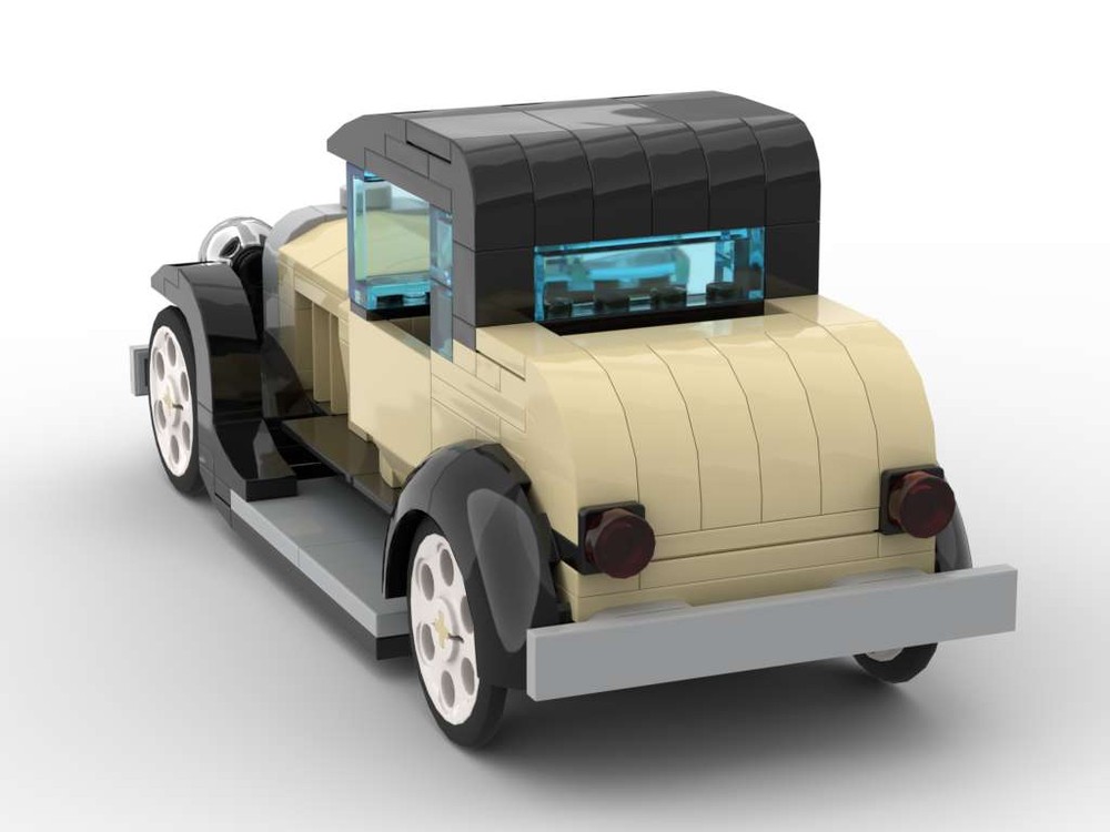 LEGO MOC Ford Model A - Tan by IBrickedItUp | Rebrickable - Build with LEGO