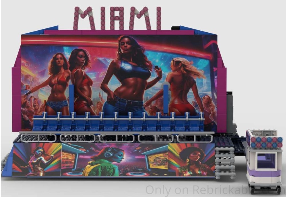 LEGO MOC-92588 Miami Fairground Ride by Gdale | Rebrickable - Build ...
