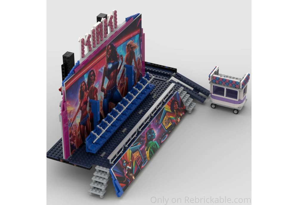 LEGO MOC Miami Fairground Ride by Gdale | Rebrickable - Build with LEGO