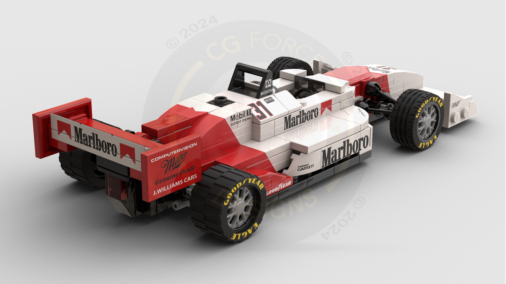 LEGO MOC Indycar 1994 Penske Circuit Spec by CGForceDesigns ...