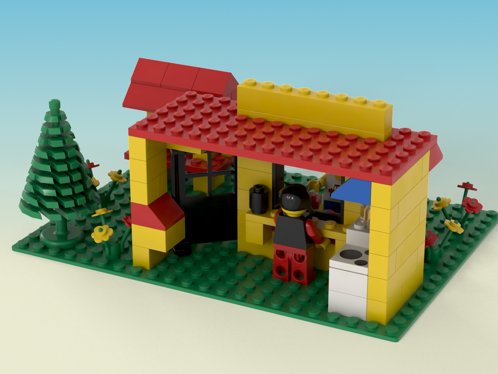 LEGO MOC 6365 Food kiosk by se1977 | Rebrickable - Build with LEGO