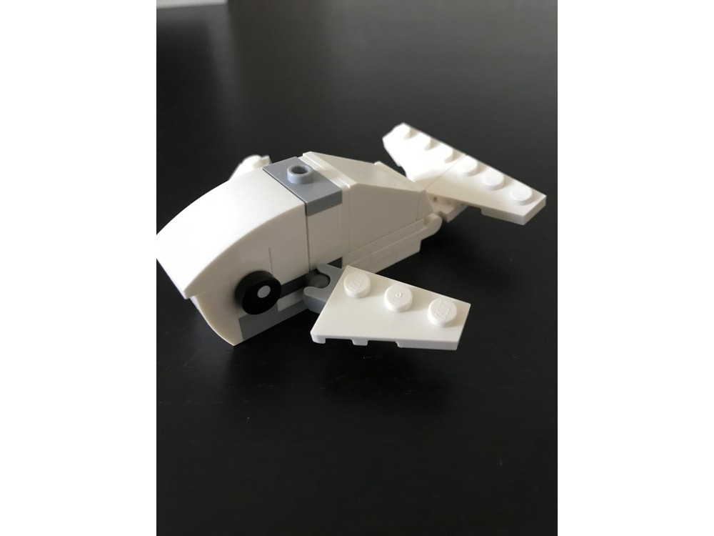 LEGO MOC 40406 White Whale by Brickean | Rebrickable - Build with LEGO