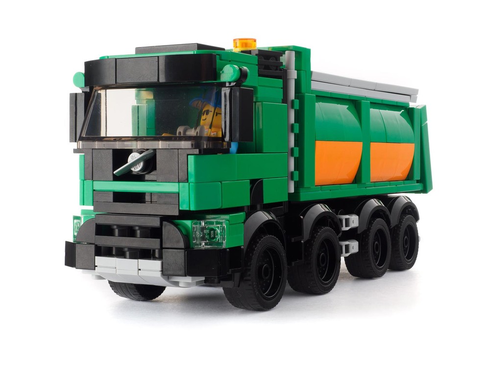 LEGO MOC Asphalt Tipper Truck by EvertvW | Rebrickable - Build with LEGO