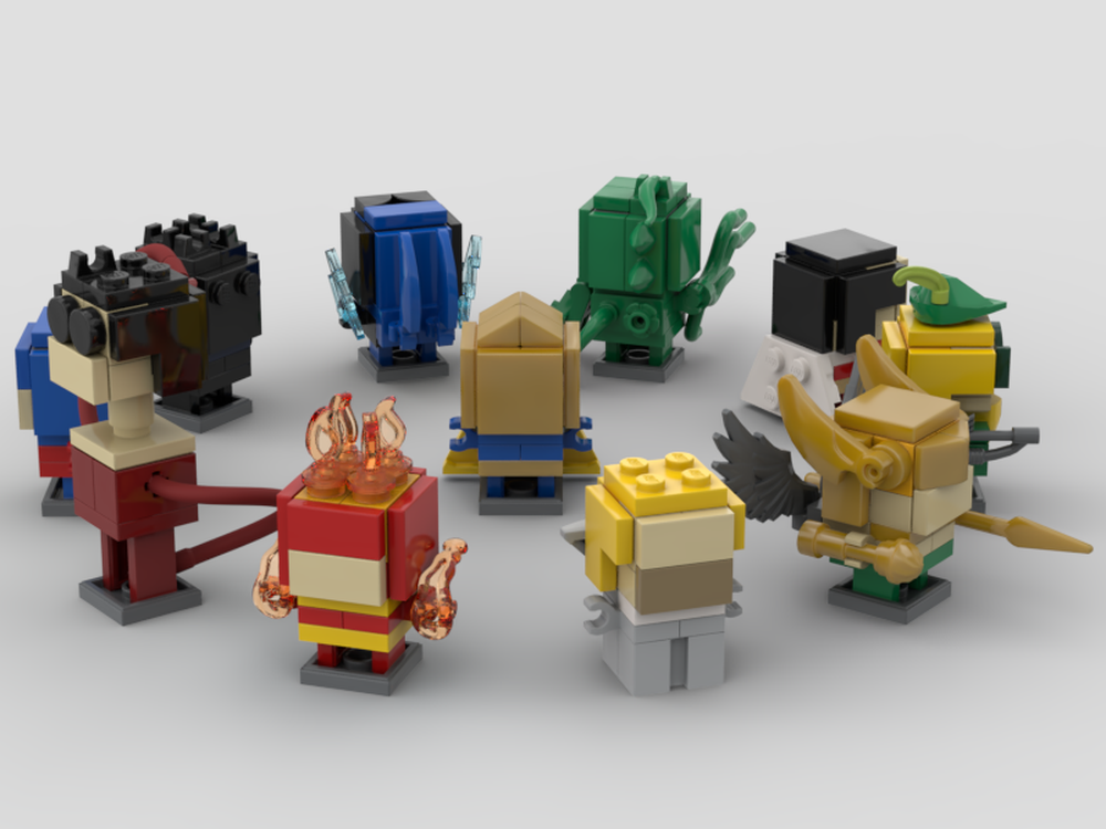 LEGO MOC Mini-brickheadz - Other DC Heroes by Thierry | Rebrickable ...