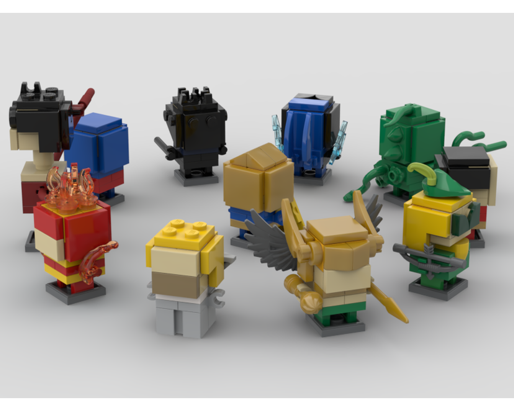 LEGO MOC Mini-brickheadz - Other DC Heroes by Thierry | Rebrickable ...