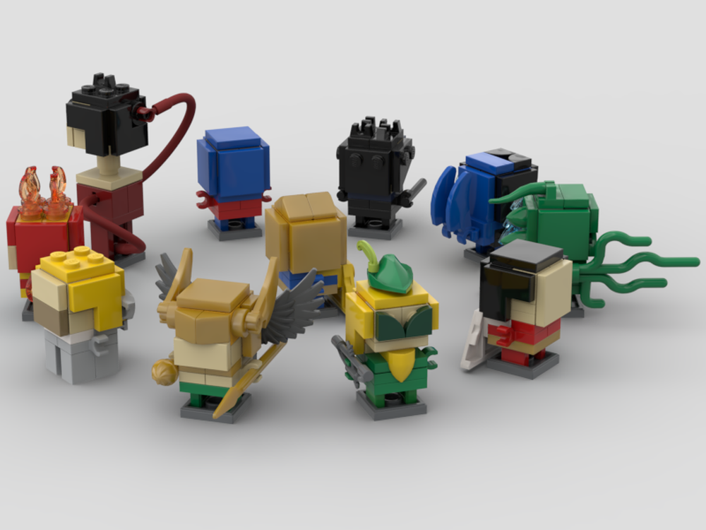 LEGO MOC Mini-brickheadz - Other DC Heroes by Thierry | Rebrickable ...