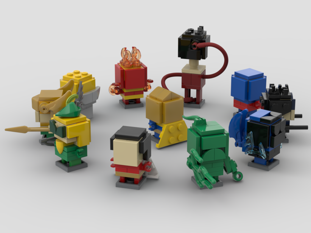 LEGO MOC Mini-brickheadz - Other DC Heroes by Thierry | Rebrickable ...