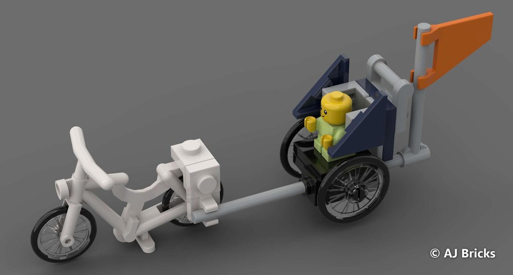 LEGO MOC Bike Trailer by ajbricks | Rebrickable - Build with LEGO