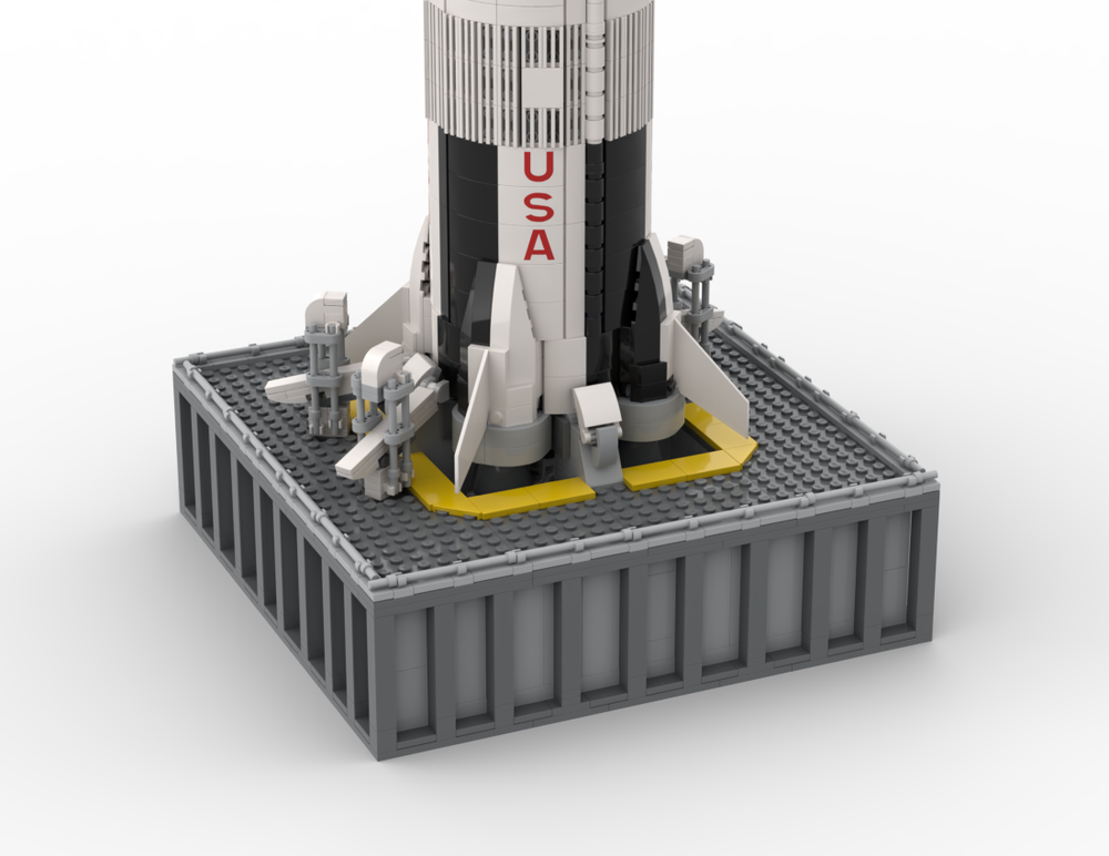 LEGO MOC Saturn V Mini Launch Platform (mLP) by ScaleModelBuilds ...