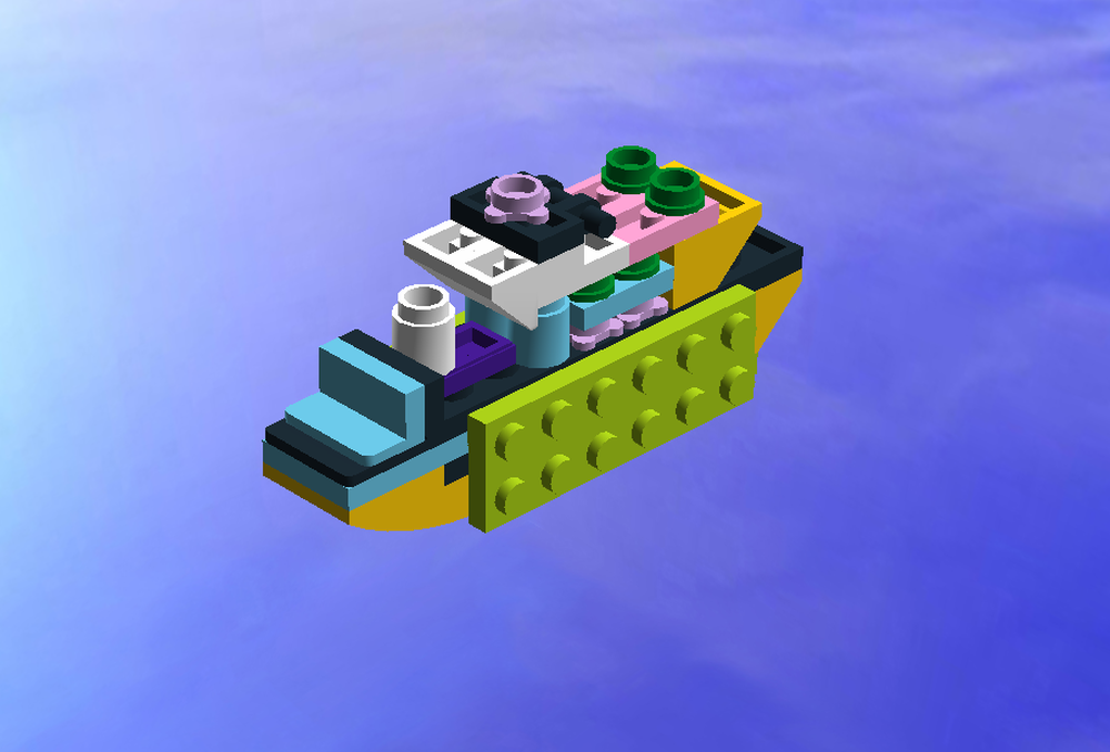 LEGO MOC 41303 Cruise Ship by lorien_tirith | Rebrickable - Build with LEGO