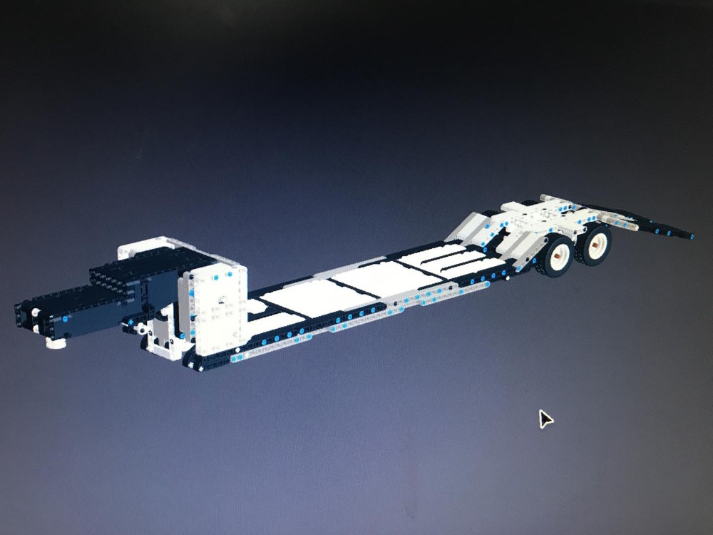 Lego Moc Low Loader Trailer By Smudge Rebrickable Build With Lego