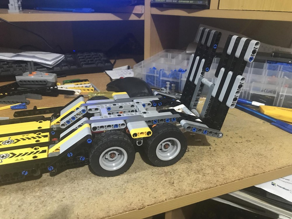 Lego Moc Low Loader Trailer By Smudge Rebrickable Build With Lego