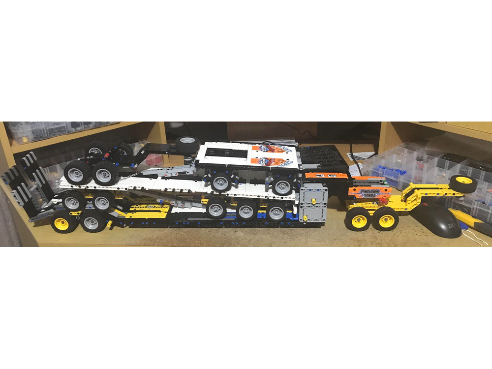 Lego Moc Low Loader Trailer By Smudge Rebrickable Build With Lego