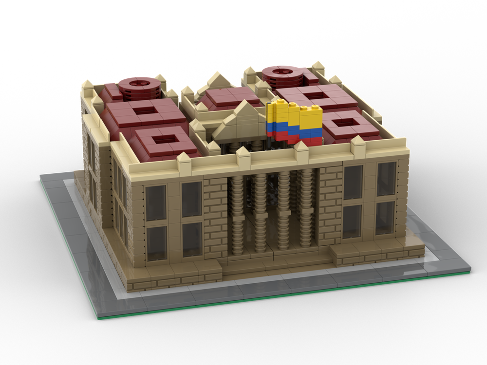 Lego Moc Colombian National Capitol By Daniels13ca Rebrickable