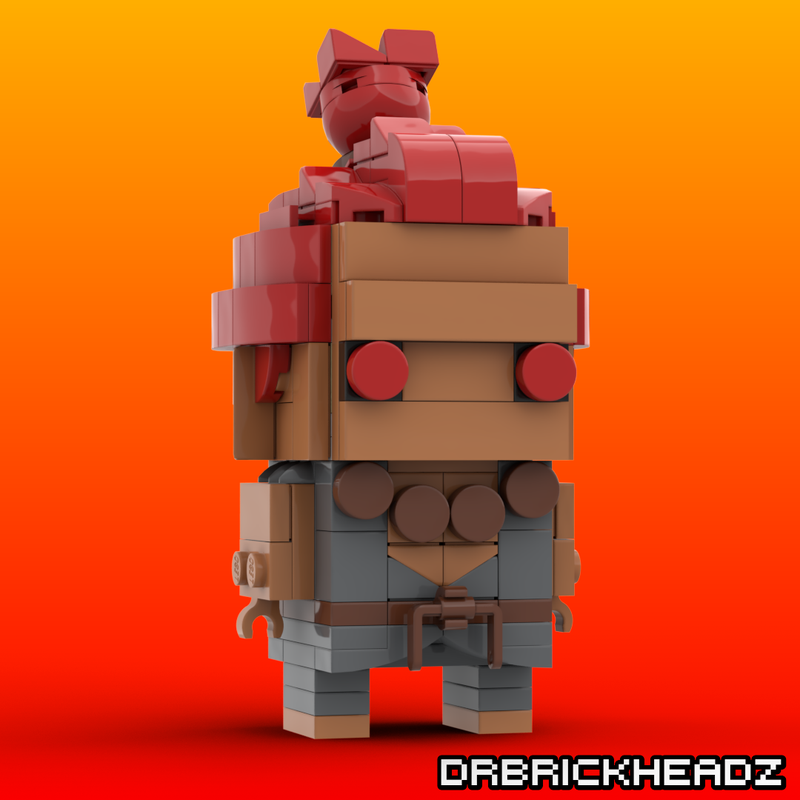 LEGO MOC Akuma (Street FIghter II) Custom Brickheadz by DrBrickheadz ...