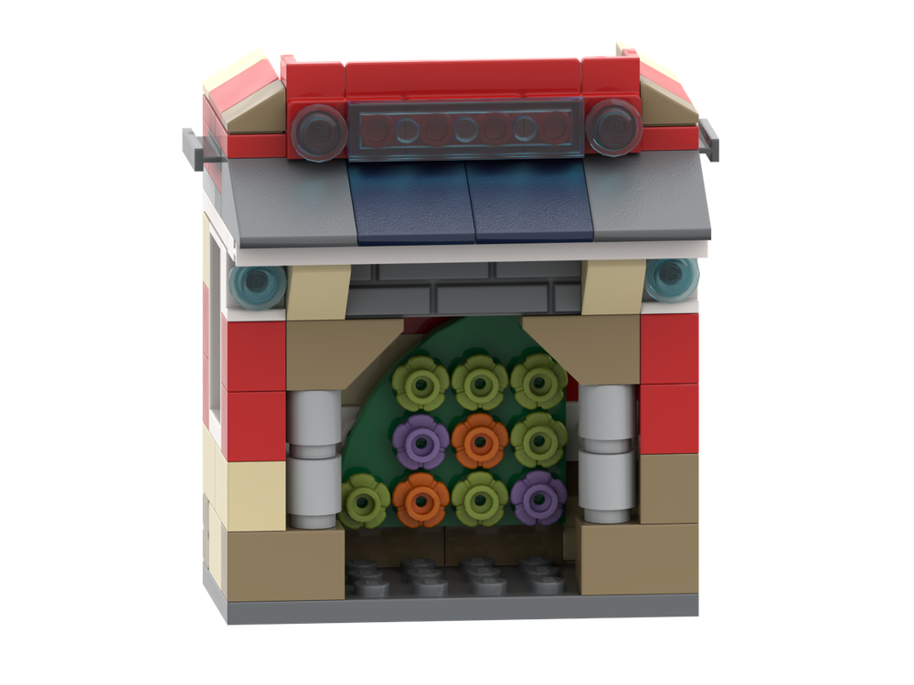 LEGO MOC Flower Stand by 16 Brick City | Rebrickable - Build with LEGO