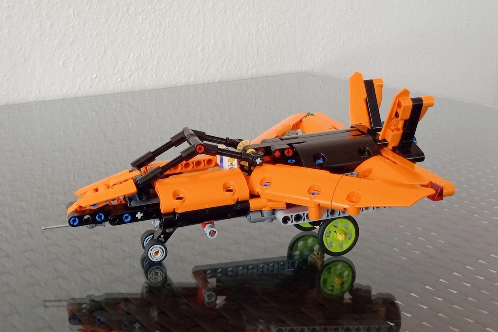 LEGO MOC 42120 Jet Plane by Nequmodiva | Rebrickable - Build with LEGO