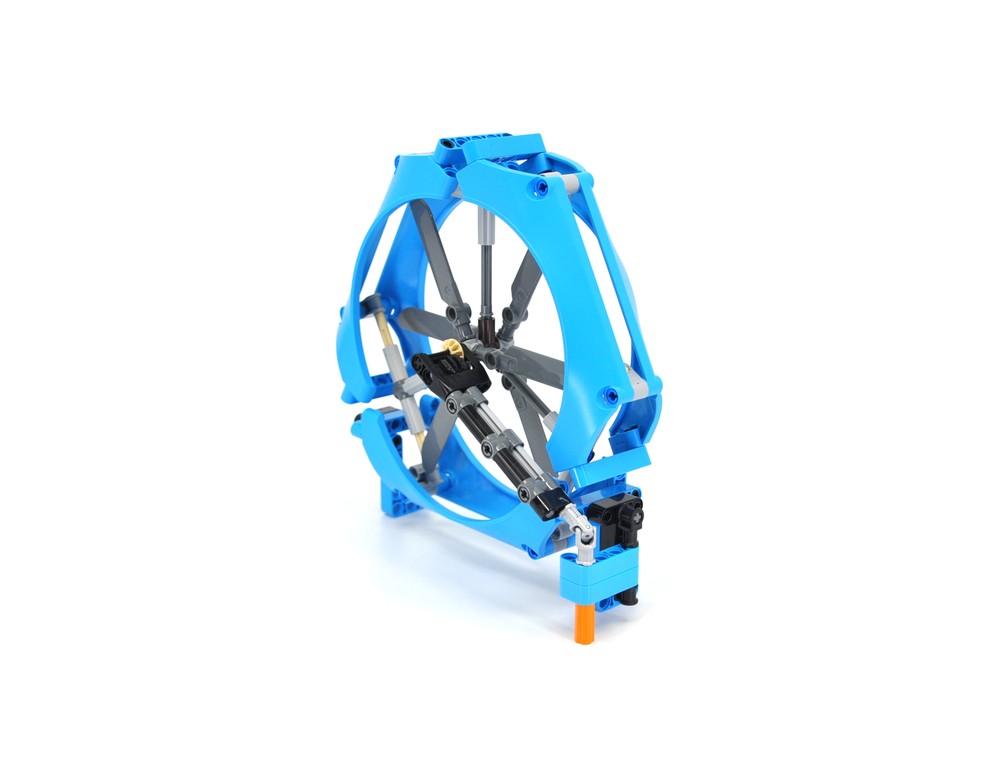 LEGO MOC Dual 3-blades Rotor by xilanium | Rebrickable - Build with LEGO