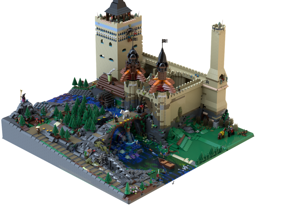 LEGO MOC Castle by cvi | Rebrickable - Build with LEGO
