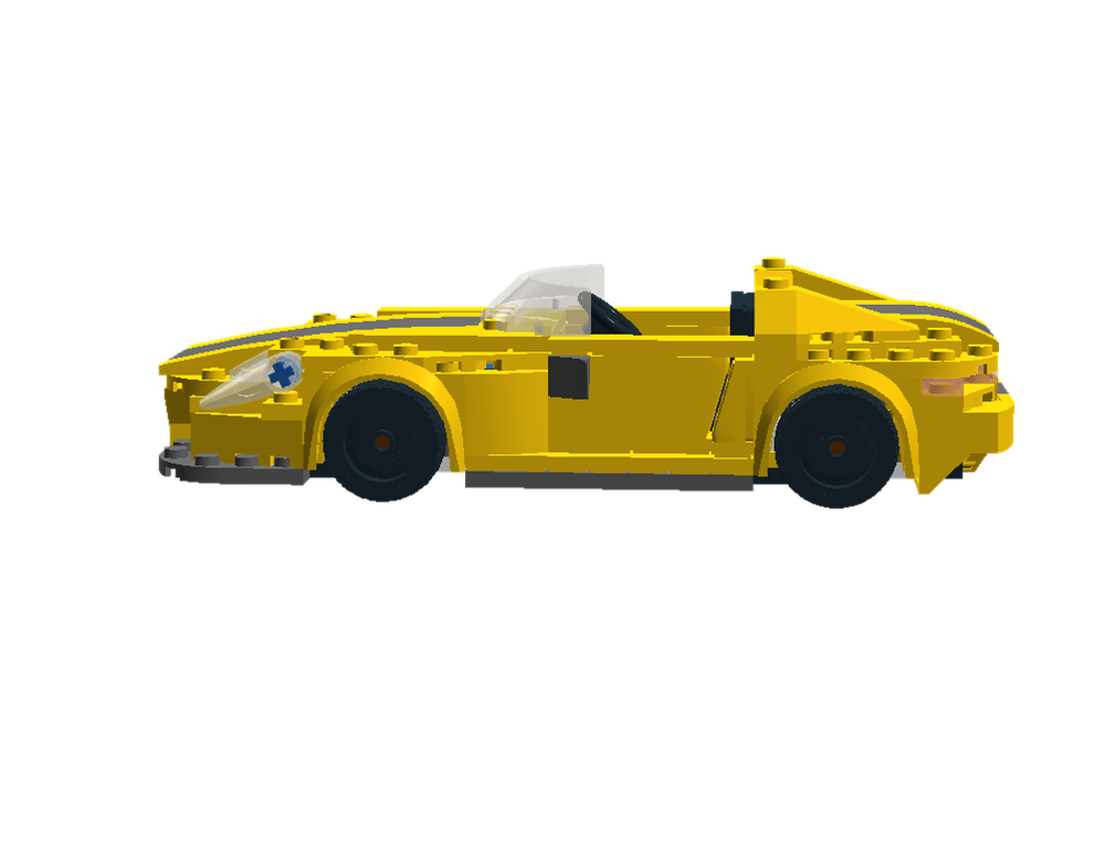 LEGO MOC Yellow Sports Car by Turbo8702 | Rebrickable - Build with LEGO