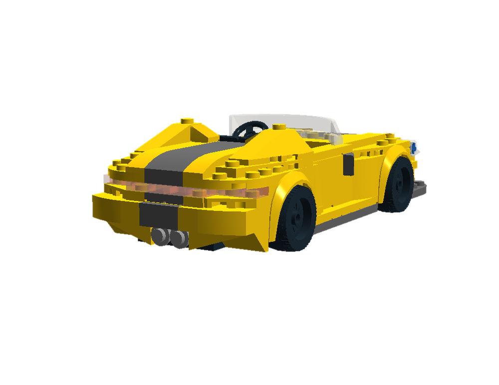 LEGO MOC Yellow Sports Car by Turbo8702 | Rebrickable - Build with LEGO