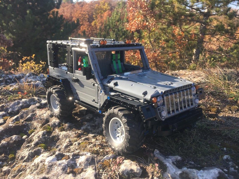 LEGO MOC 42129 C model - Jeep Wrangler by gyenesvi | Rebrickable ...