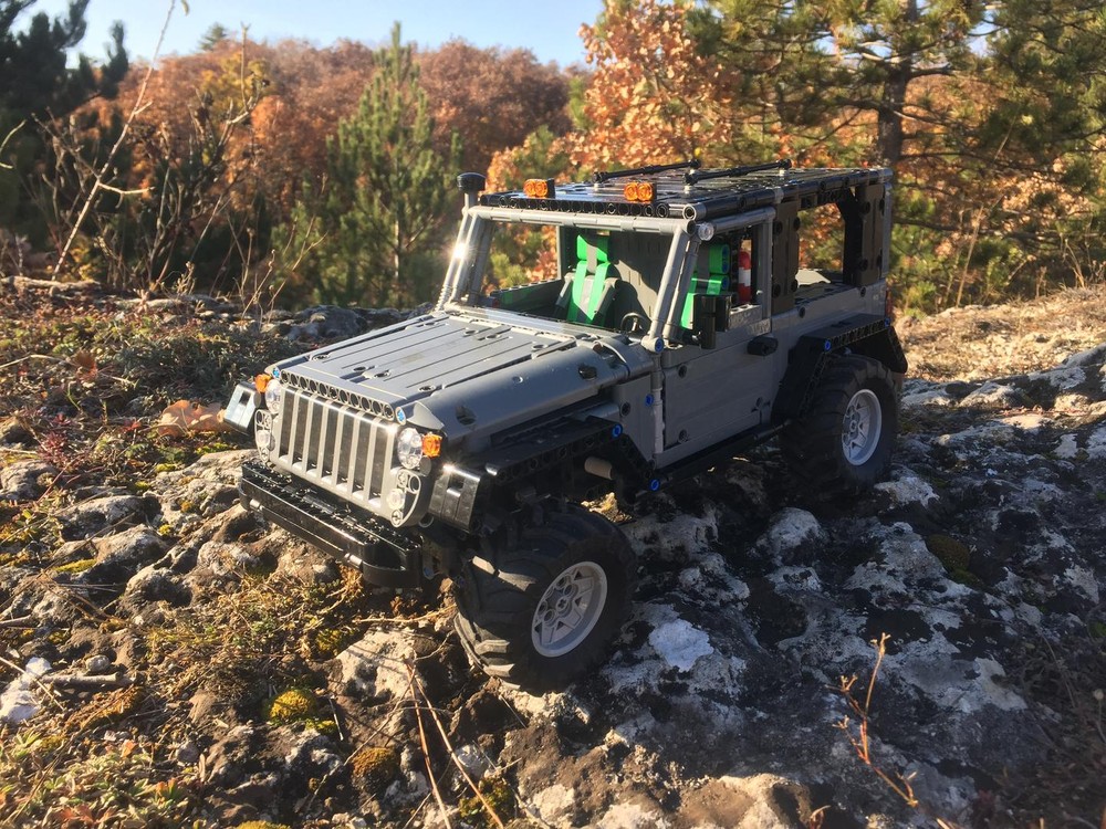 LEGO MOC 42129 C model - Jeep Wrangler by gyenesvi | Rebrickable ...