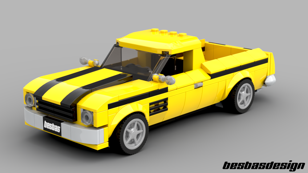 LEGO MOC Holden HQ ute by besbasdesign | Rebrickable - Build with LEGO