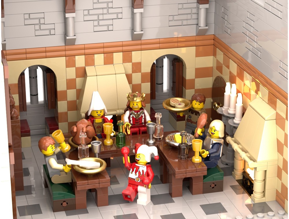 LEGO MOC-93022 Medieval Welsh Castle: The Great Hall by PeppePell ...