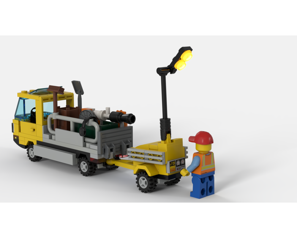 LEGO MOC Road Maintenance Truck by Karst86 | Rebrickable - Build with LEGO