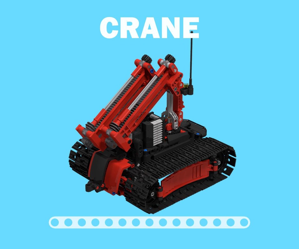 LEGO MOC Mini RC crane by sthrom | Rebrickable - Build with LEGO